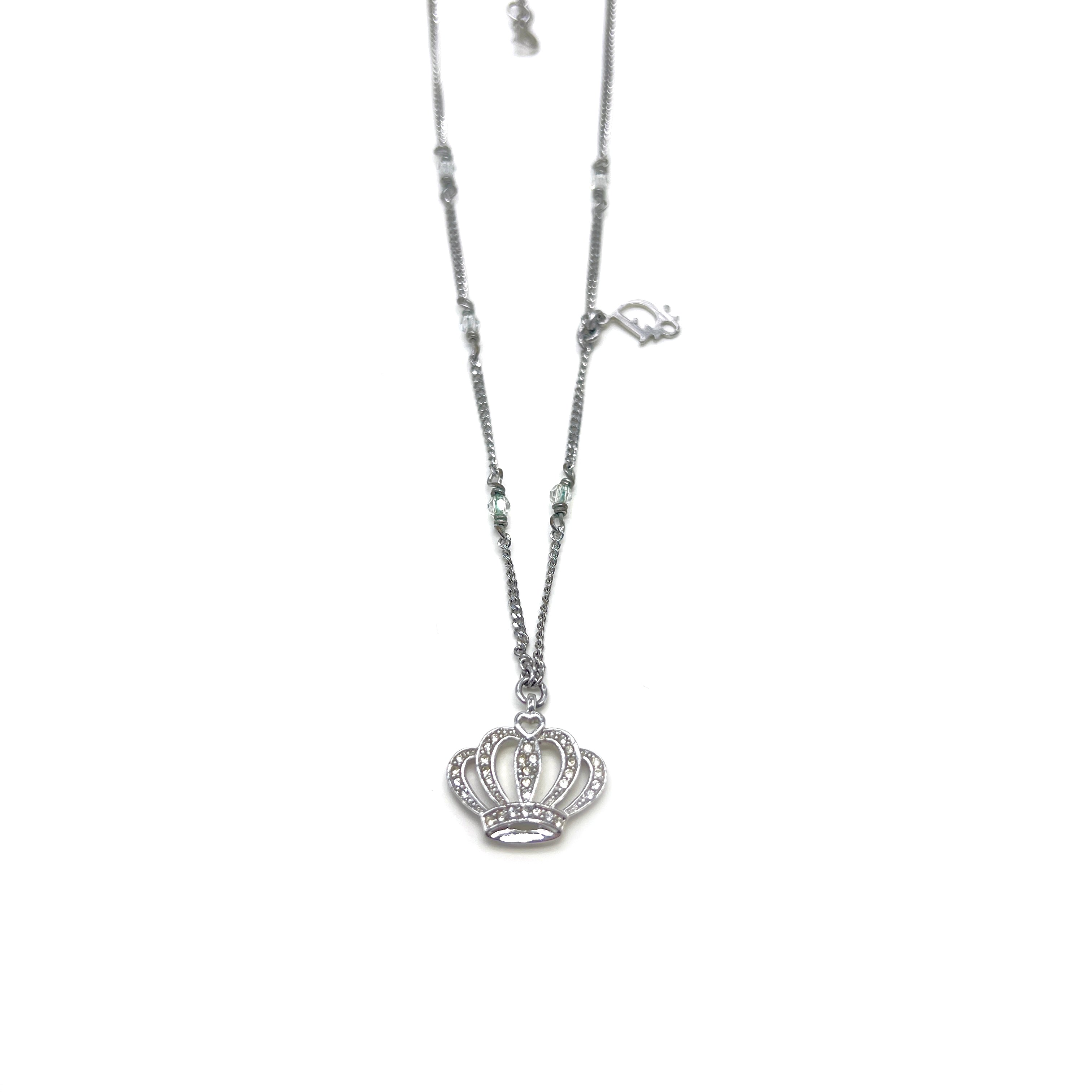 [Diorella.me Vintage Shop] Christian Dior Vintage D Logo Silver Crown ...